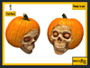 Second Life Marketplace - ::DisturbeD:: Halloween Pumpkin Skull - FULL ...