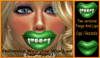 Second Life Marketplace - Halloween Wax Lips / Fangs ( Sour Apple )