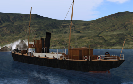 Second Life Marketplace - St Ola 1892 Cargo/Passenger Steamer