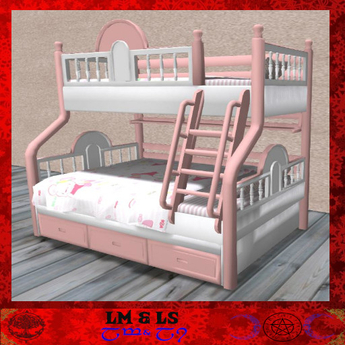 Second Life Marketplace - Double bed child girl in pink color
