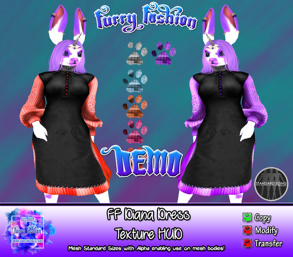 Second Life Marketplace - ~FF~ Diana Dress Demo