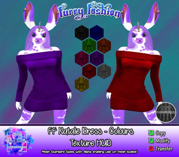 Second Life Marketplace - ~FF~ Natalie Dress Colours