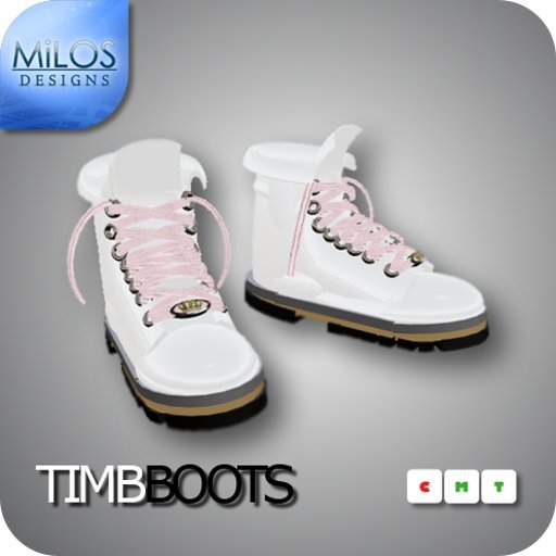 Second Life Marketplace - MiLOS Timb Boots - White - Male