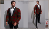 Second Life Marketplace - SAS - Tony Red Tartan Tuxedo (MB & FM)