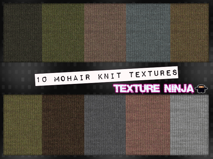 Second Life Marketplace - TEXTURE NINJA -> Mohair knit fabric textures