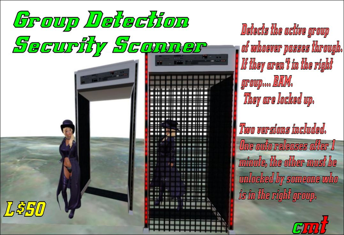 Second Life Marketplace - Group Detection Security Scanners