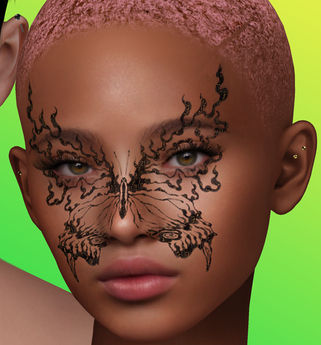 Second Life Marketplace - LOUSEKI - Flambeau Tattoo (Lelutka Evo X ...