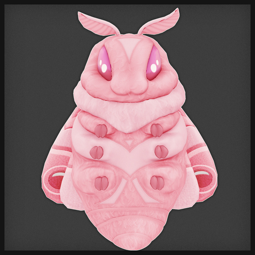 Second Life Marketplace - {Sakura} Moth Plushie - Pinkie