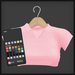 Second Life Marketplace - {Sakura} Polo Shirt [Female] - Pastels
