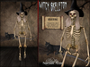 Second Life Marketplace - Boudoir Halloween-Hovering Witch Skeleton
