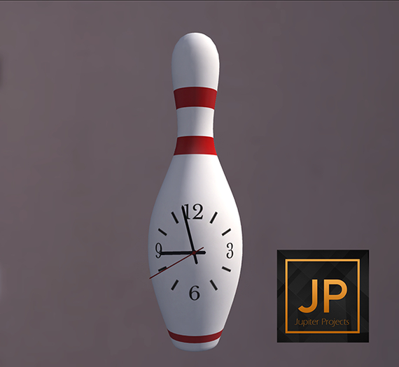 Second Life Marketplace - MadPea Bowl-O-Rama - Wall Clock