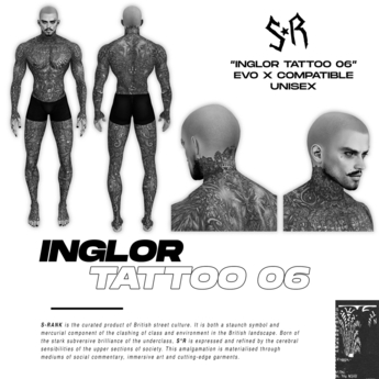 Second Life Marketplace - S-RANK "INGLOR TATTOO"