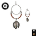 Second Life Marketplace - Emilia Shell Earring (Wood) (BOXED)