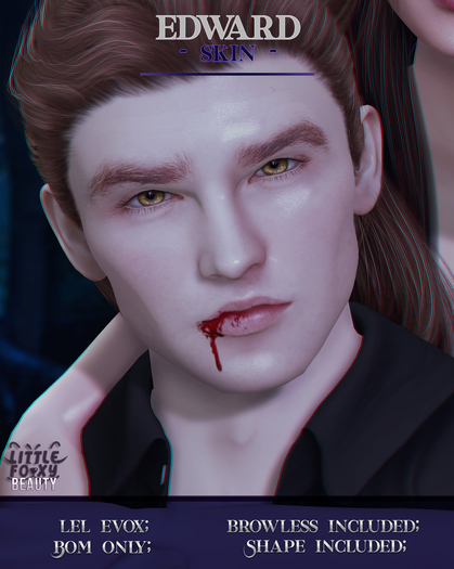 Second Life Marketplace - (ADD ME) ~Little Foxy B.~ Edward Skin Milk ...