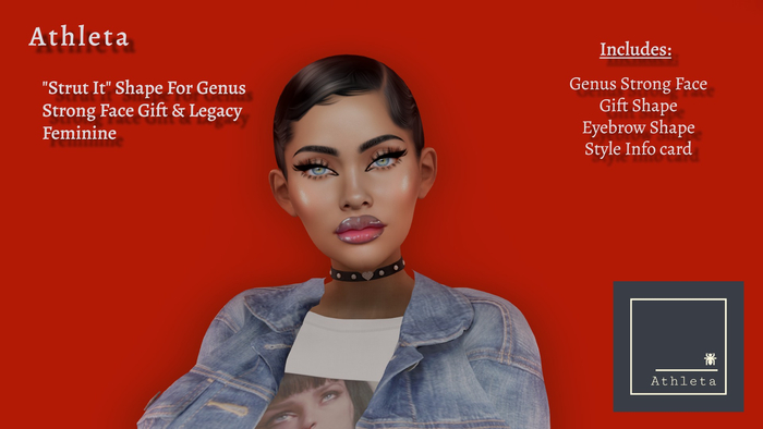 Second Life Marketplace - Athleta - "Strut It" Shape for Genus Project ...