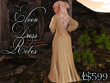 Second Life Marketplace - .:[R2]:. Elven Dress Robes Goldenrod