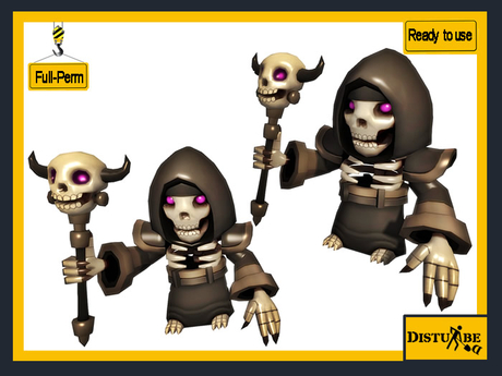 Second Life Marketplace - ::DisturbeD:: Skeleton Wizard - FULL PERM MESH