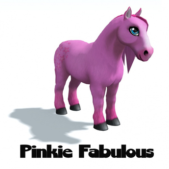 Second Life Marketplace - Amaretto Ponie Pals : Fabulous Pinkie