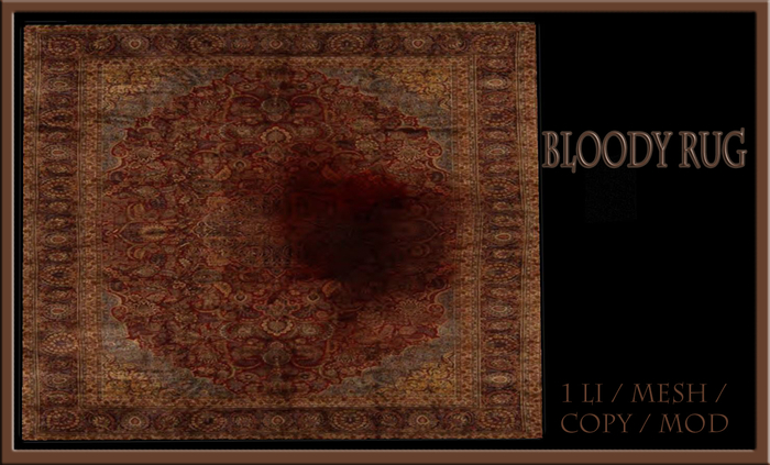 Second Life Marketplace - Bloody Rug