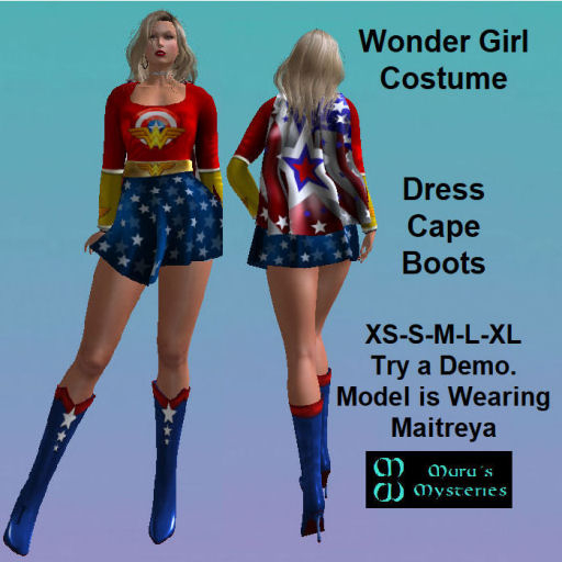 Second Life Marketplace - *MM* Wonder Girl Costume V5