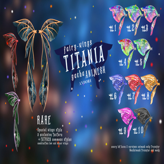 Second Life Marketplace - ANDORE - gacha - Titania #1