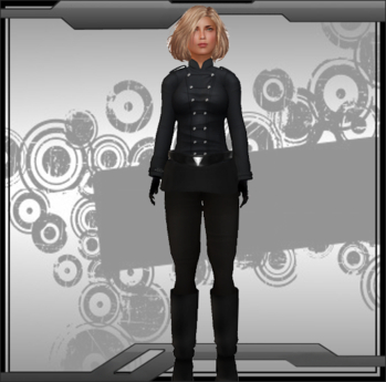 Second Life Marketplace - Sci-Fi Officer Silver Female Uniform
