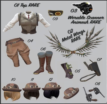 Second Life Marketplace - 12 - DiMi's Gacha - Steampunk Detective ...