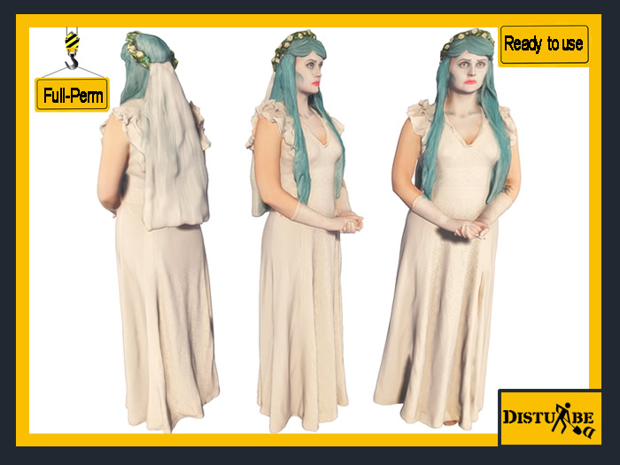 Second Life Marketplace - ::DisturbeD:: Victoria Corpse Bride Cosplay ...