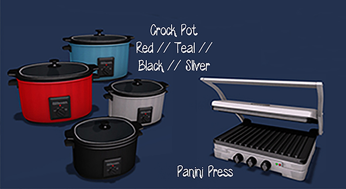Second Life Marketplace - Second Spaces - Small Appliances - panini press