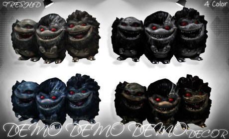 Second Life Marketplace - FRESH3D Little BF Demons DEMO