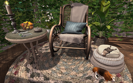 Second Life Marketplace - CJ Vita Rocking Chair Set single couple props