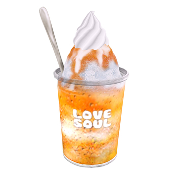 Second Life Marketplace - [Love Soul] Shaved Ice*Orange+Ice Cream*