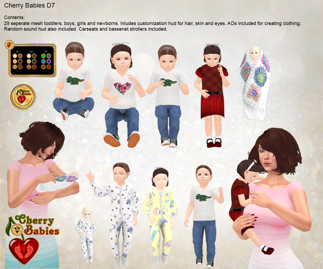 Second Life Marketplace - Cherry Babies D7 - Delivery HUD