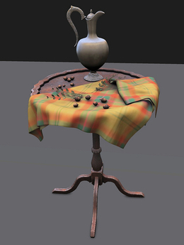 Second Life Marketplace - KraftWork Impromptu Fall . Side Table