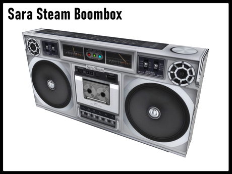 Second Life Marketplace - [Sara Steam] Boombox & Walkman1.1