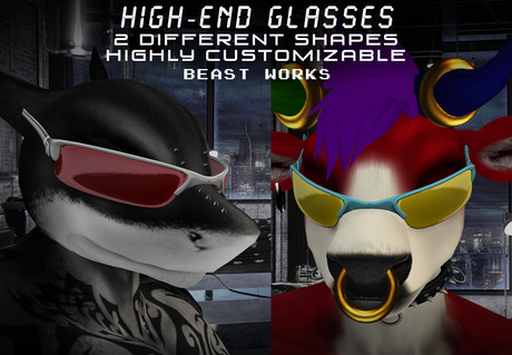 Second Life Marketplace - [Beast Works] High-End Glasses