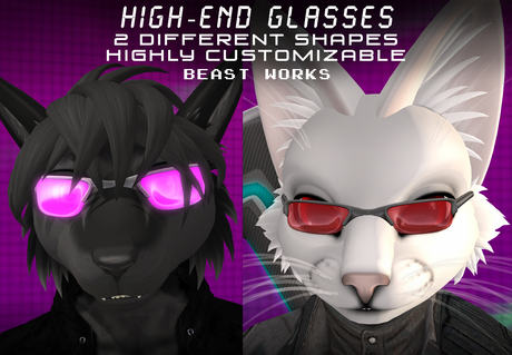 Second Life Marketplace - [Beast Works] High-End Glasses