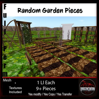 Second Life Marketplace - Full Perm Random Garden Pieces