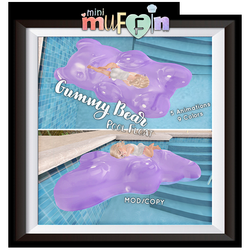 Second Life Marketplace - .mini muffin. Gummy Bear Pool Float BOXED