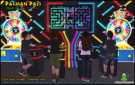 Second Life Marketplace - ! Whippersnappers ! - Packman Pals static ...