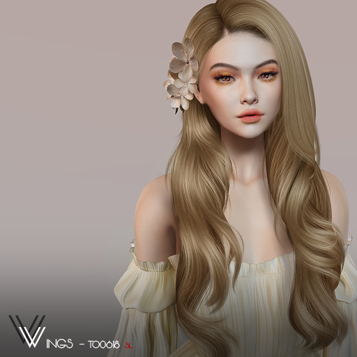 Second Life Marketplace - WINGS-HAIR-TO0618 Brown (Pack)