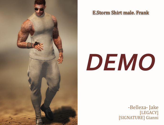 Second Life Marketplace - E.Storm Shirt male. Frank Demo/5min