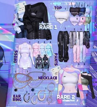 Second Life Marketplace - [V.C.LAB] Next Level GACHA. earring 03 (box)