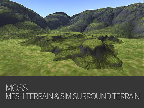 Second Life Marketplace - MOSS - mesh terrain & sim surround terrain rezzer