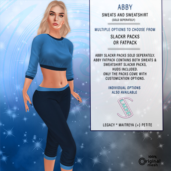 Second Life Marketplace - -Slackr :: Abby Sweats {Slackr Pack}