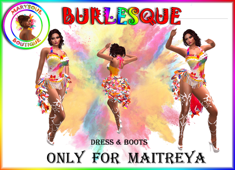 Second Life Marketplace - Maysoul Boutique * Unpack * BURLESQUE 1