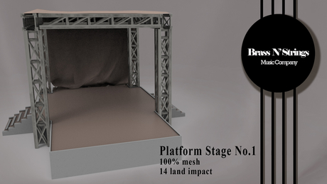 Second Life Marketplace - Platform Stage No.1 WB [BnS]