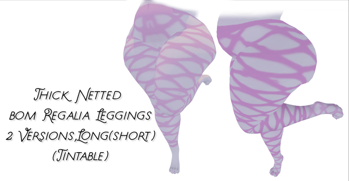 Second Life Marketplace - Thick Netted BOM Leggings Made For The ...