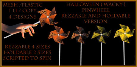 Second Life Marketplace - Halloween ( Wacky ) Pinwheel