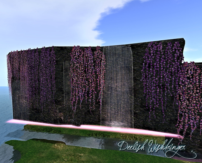 Second Life Marketplace - Land Divider / Privacy Screen ~4 pink/purple